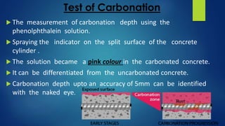 Carbonation of concrete | PPTX