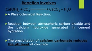 Carbonation of concrete | PPTX