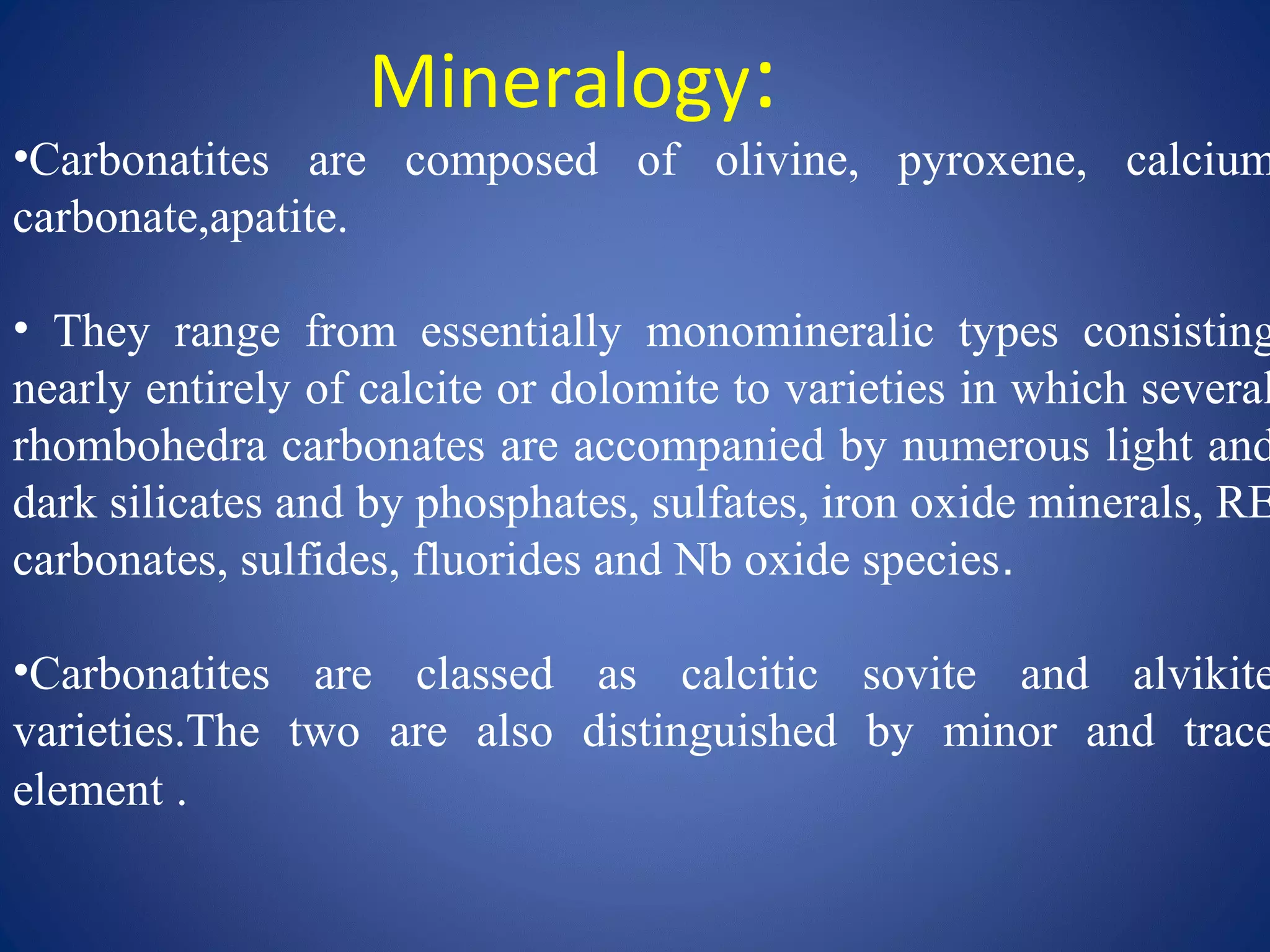 Carbonatites | PPT