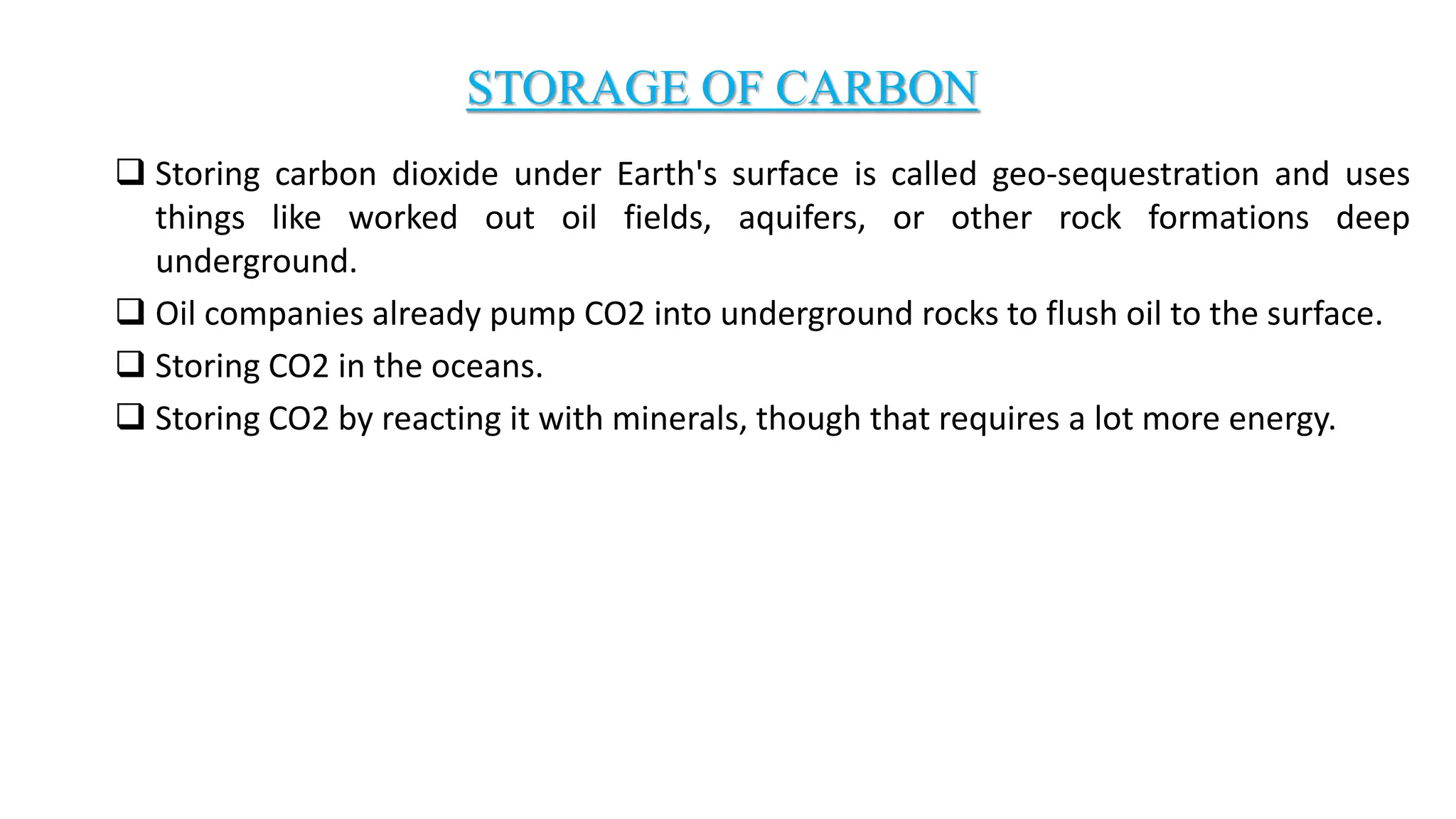 CARBON CAPTURE AND STORAGE.ppt FOR COLLEGEx | PPTX