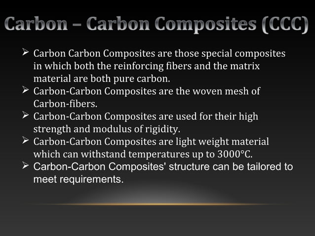 Carbon carbon composite | PPT | Chemistry | Science