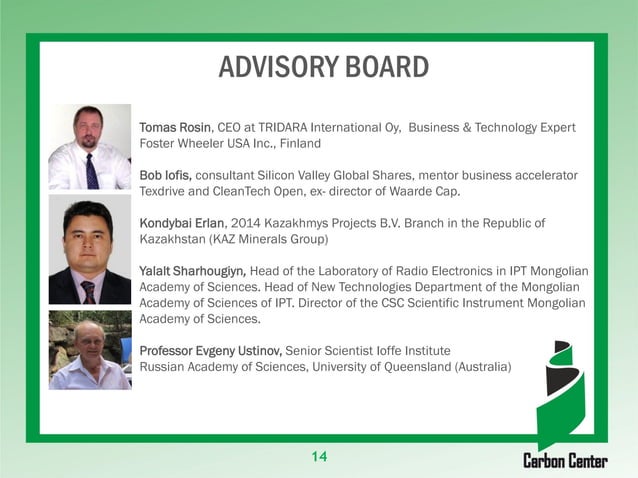 Carbon center ang system 2019 | PPT