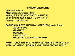 CARBON CHEMISTRY PS (1).ppt | Chemistry | Science
