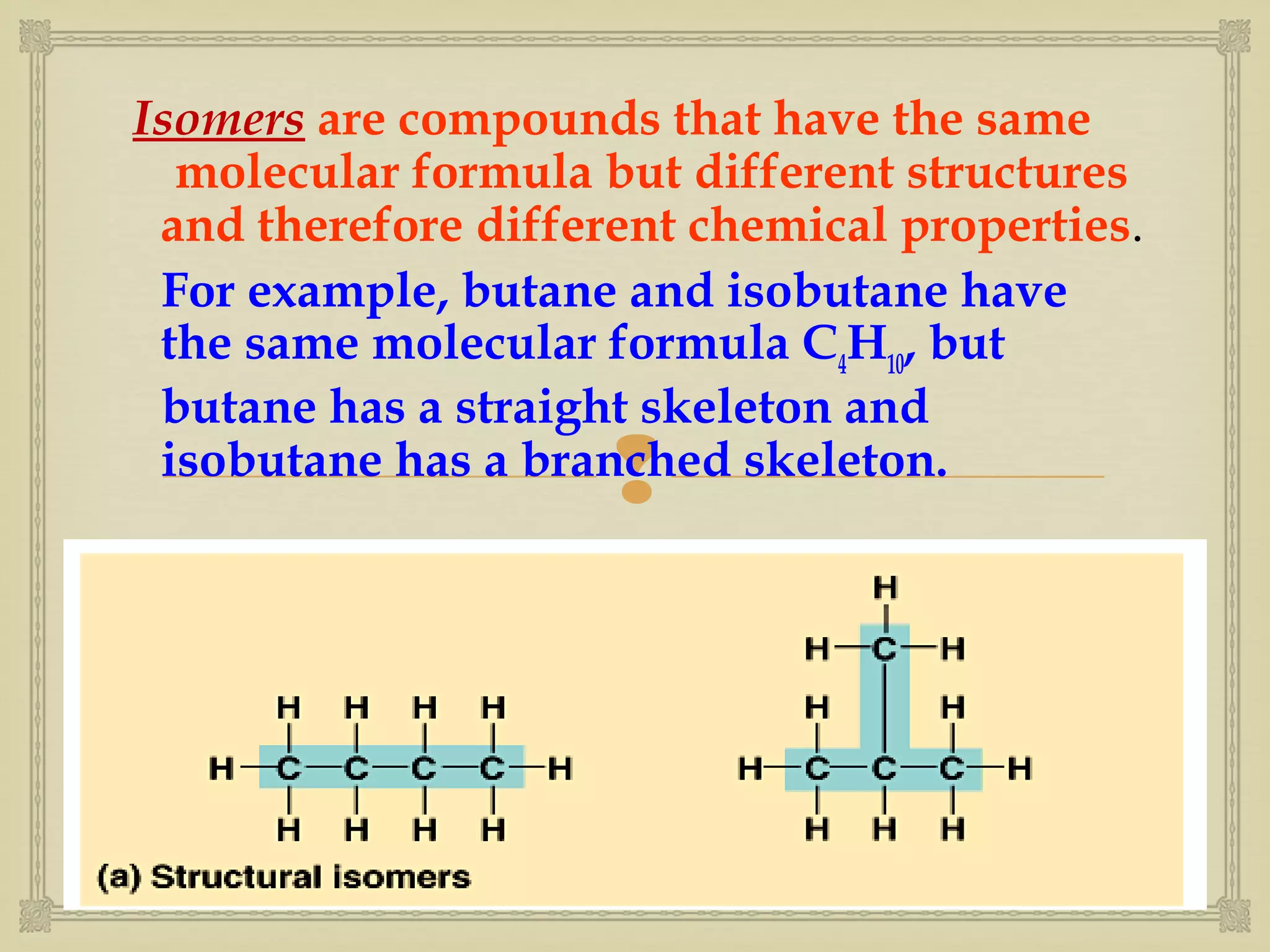 Carbon compounds (ppt) | PPT