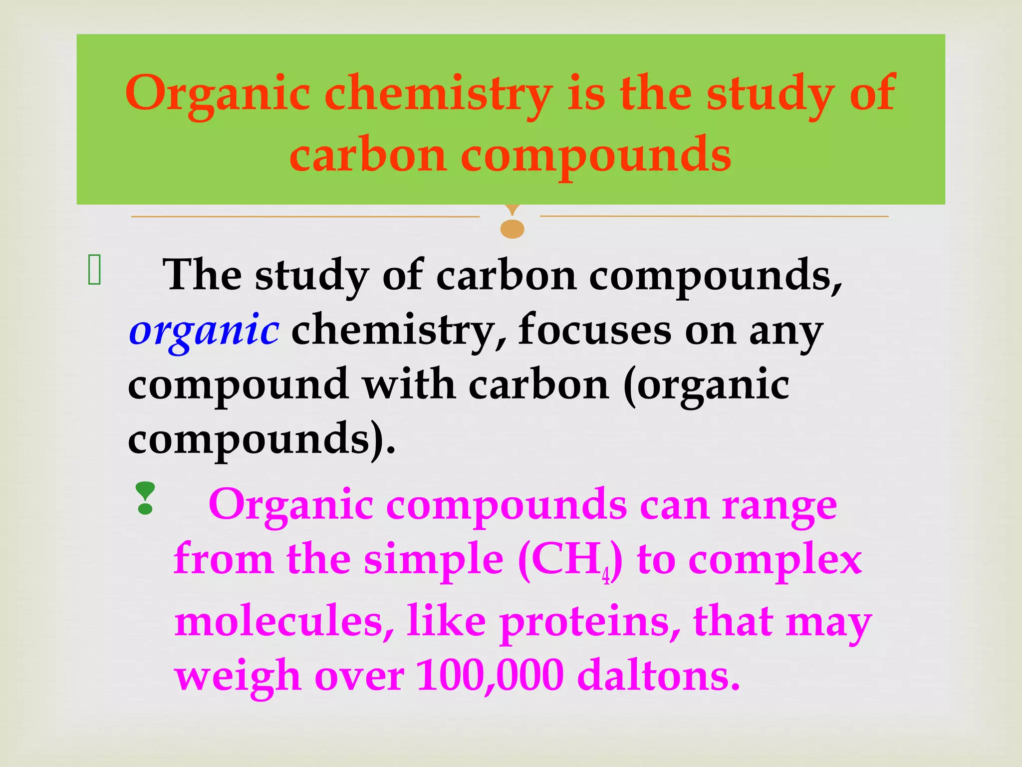 Carbon compounds (ppt) | PPT