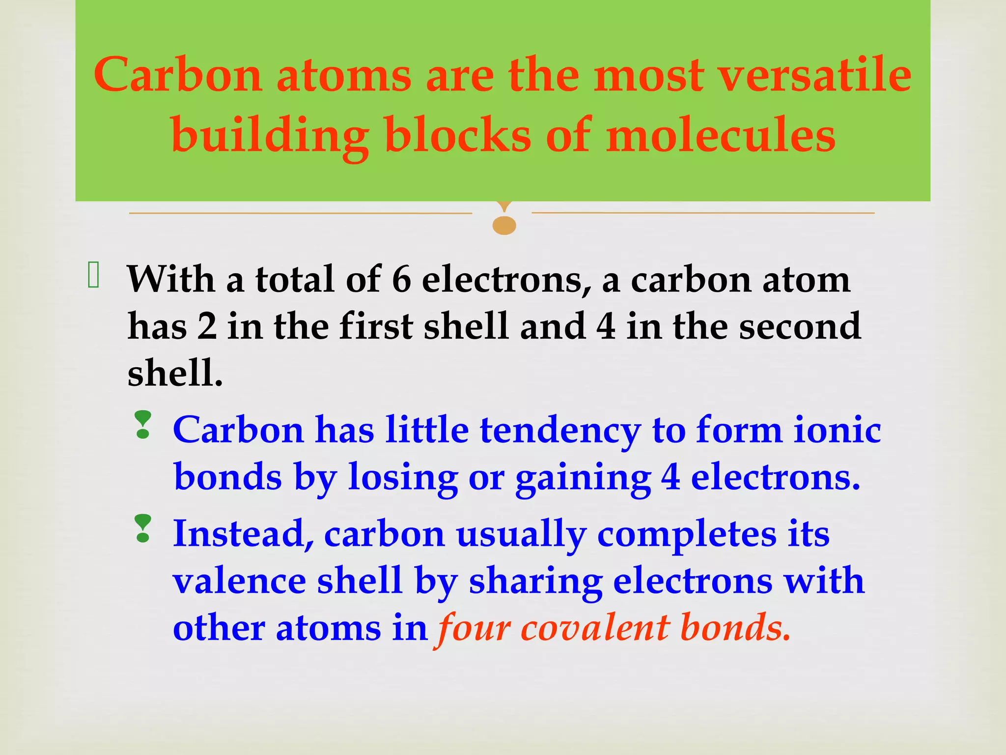 Carbon compounds (ppt) | PPT