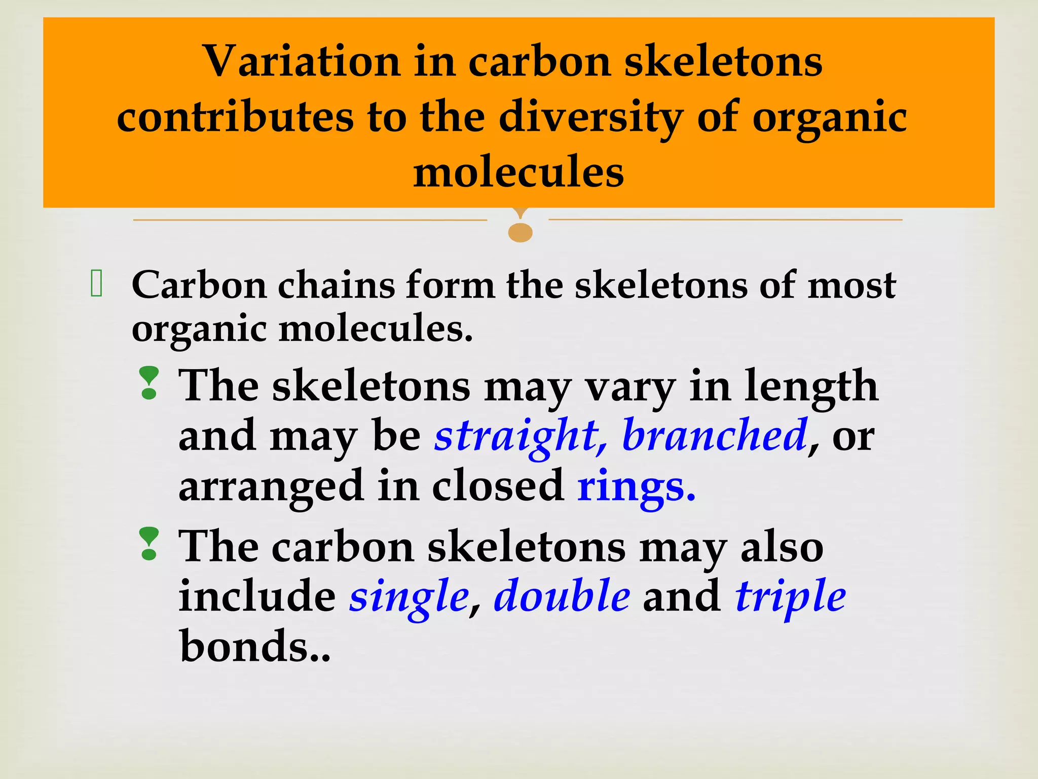 Carbon compounds (ppt) | PPT