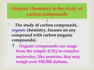Carbon compounds (ppt) | PPT