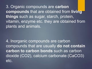 Carbon Compounds (Science 10) 2nd quarter | PPTX