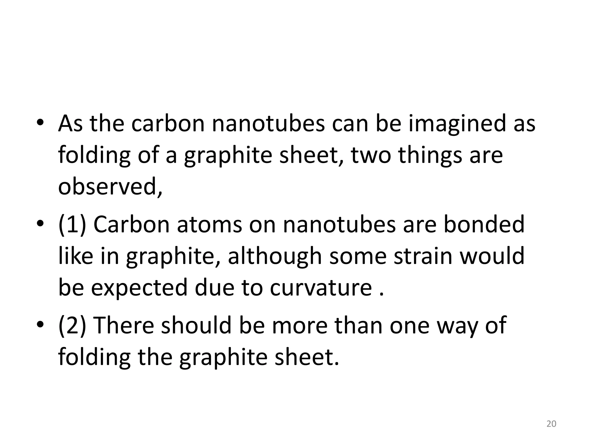 Carbon containing Nanomaterials: Fullerenes & Carbon nanotubes | PPTX