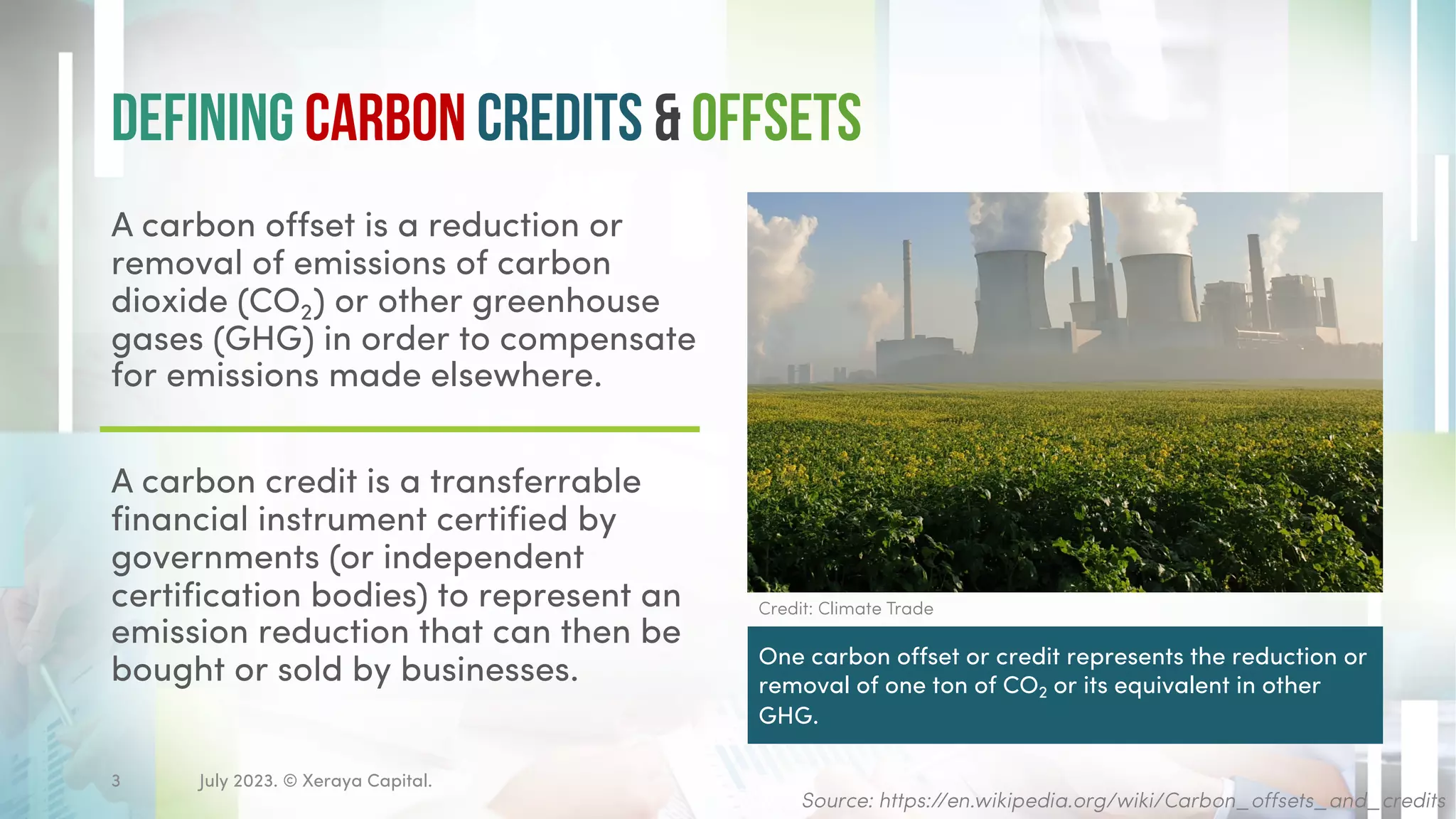 Carbon Credits & Carbon Offsets | PDF