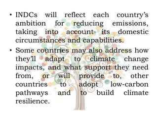 Carbon credits, indc and india | PPTX
