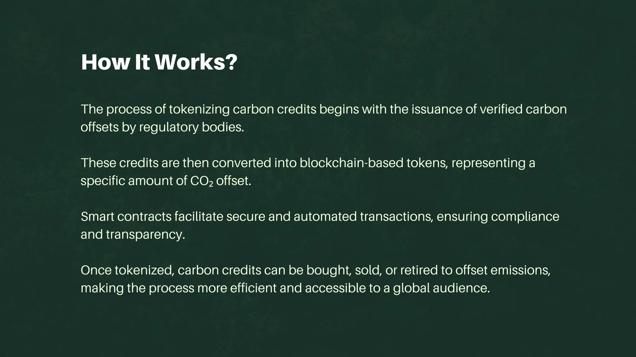 Carbon Credits Tokenization A Sustainable Revolution | PDF