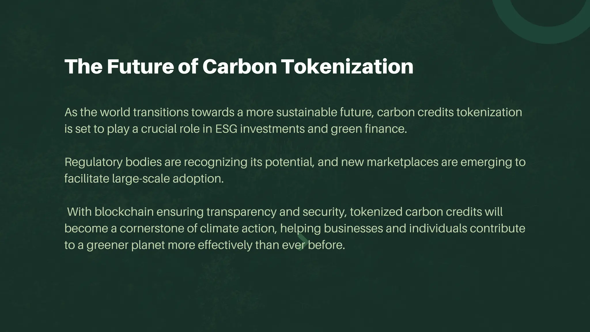 Carbon Credits Tokenization A Sustainable Revolution | PDF