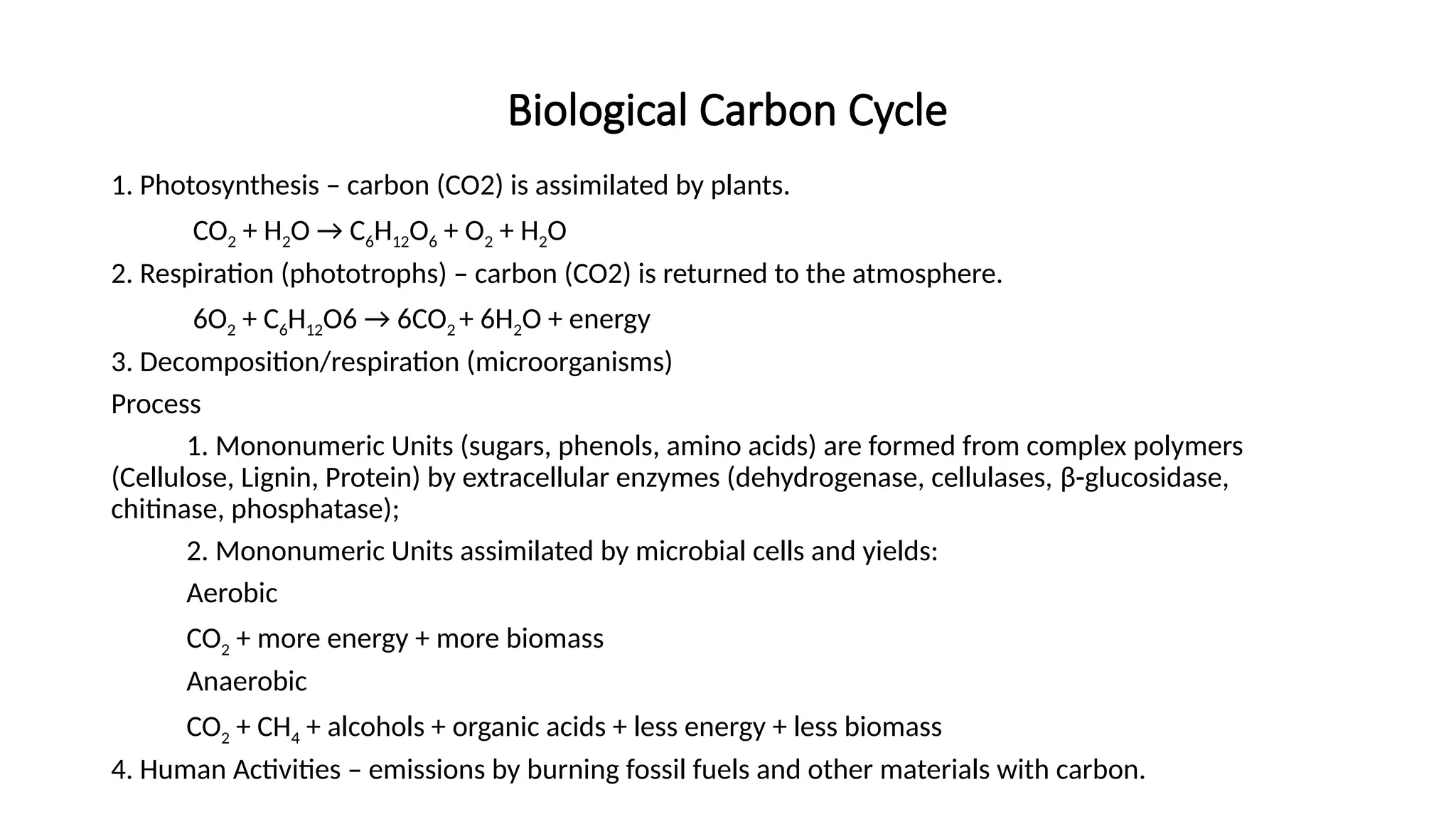 The Carbon Cycle Systems of Planet Earth | PPTX