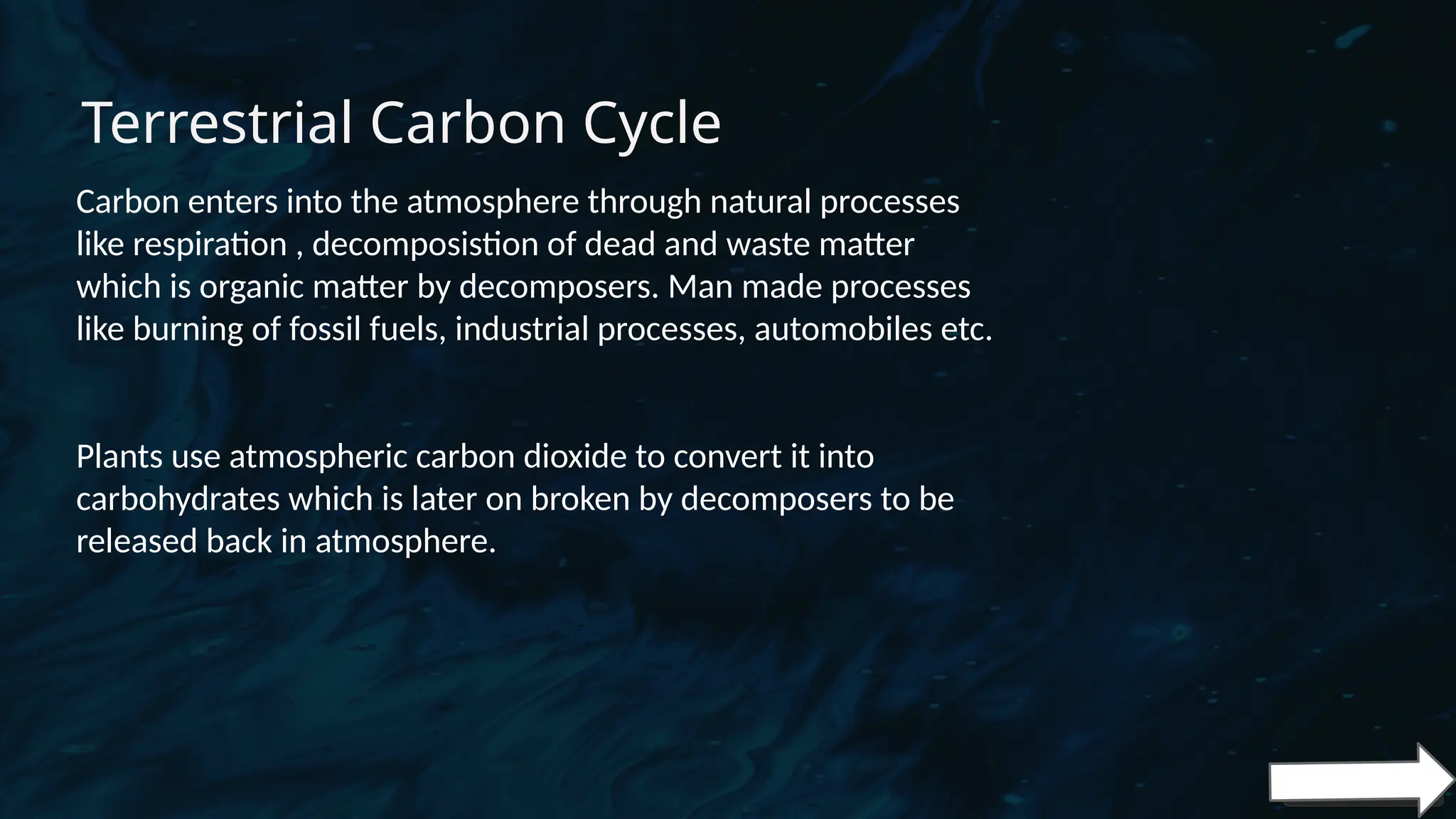 carbon cycle a presentation on geography | PPTX