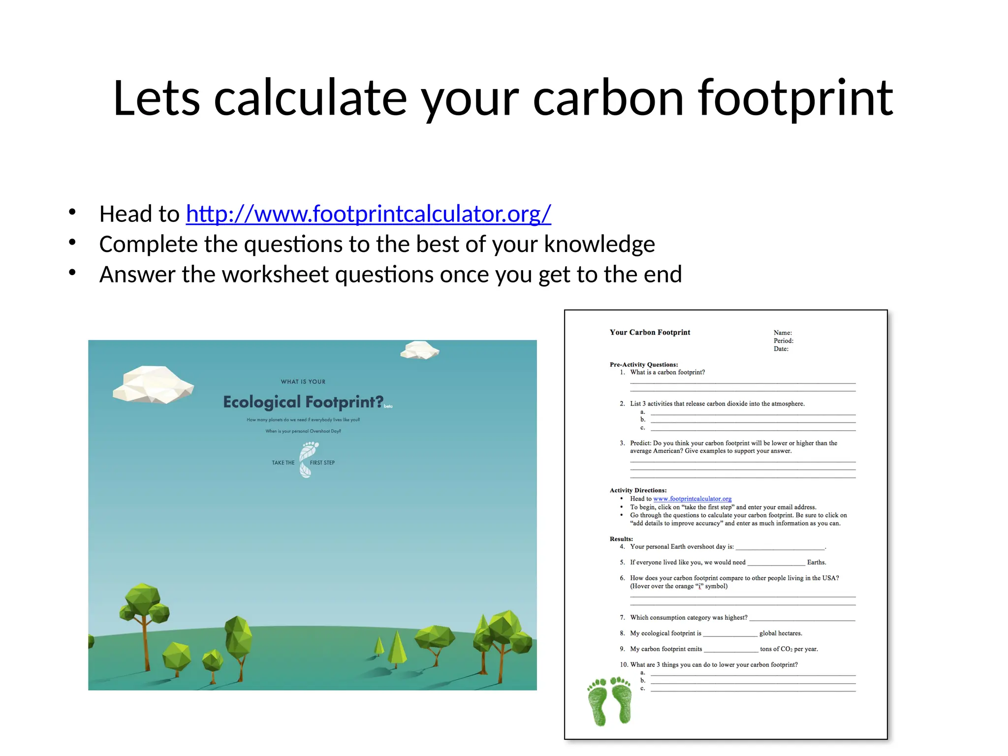 Carbon cycle and footprint - Basics of the carbon cycle and how to ...