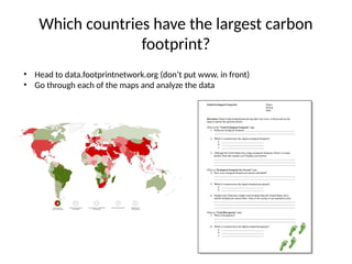 Carbon cycle and footprint - Basics of the carbon cycle and how to ...