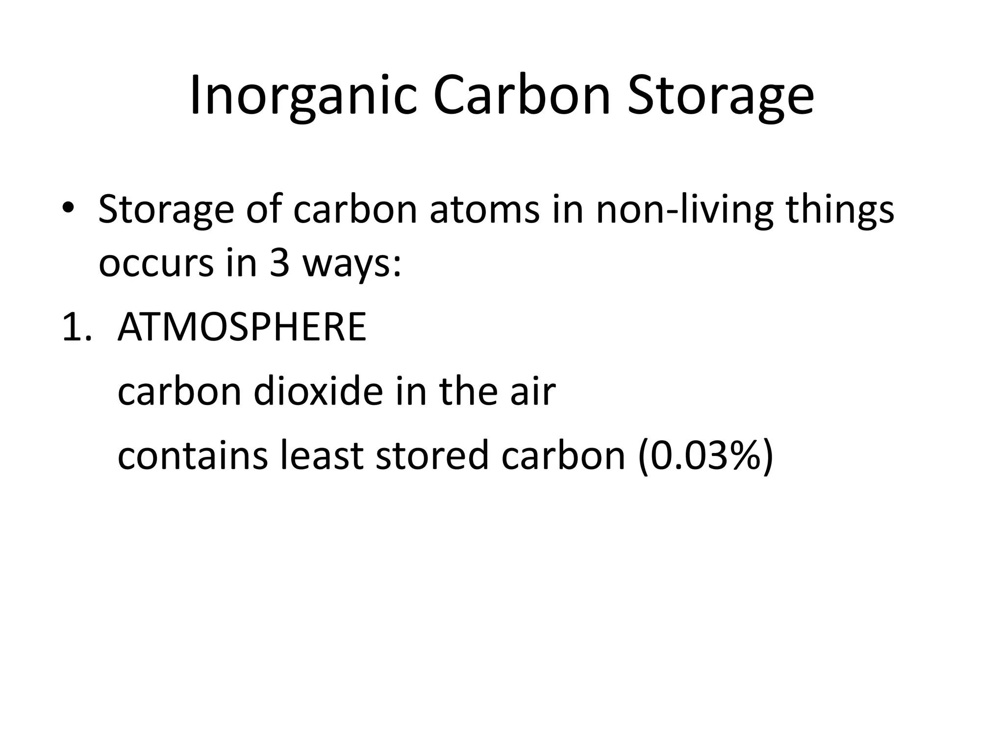 Carbon cycle ppt | PPTX