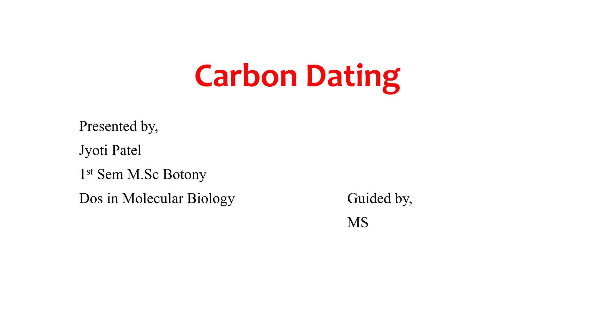 Carbon Dating-1.pptx