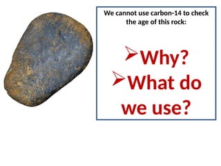 Carbon dating activity using graph to guess ages. | PPTX