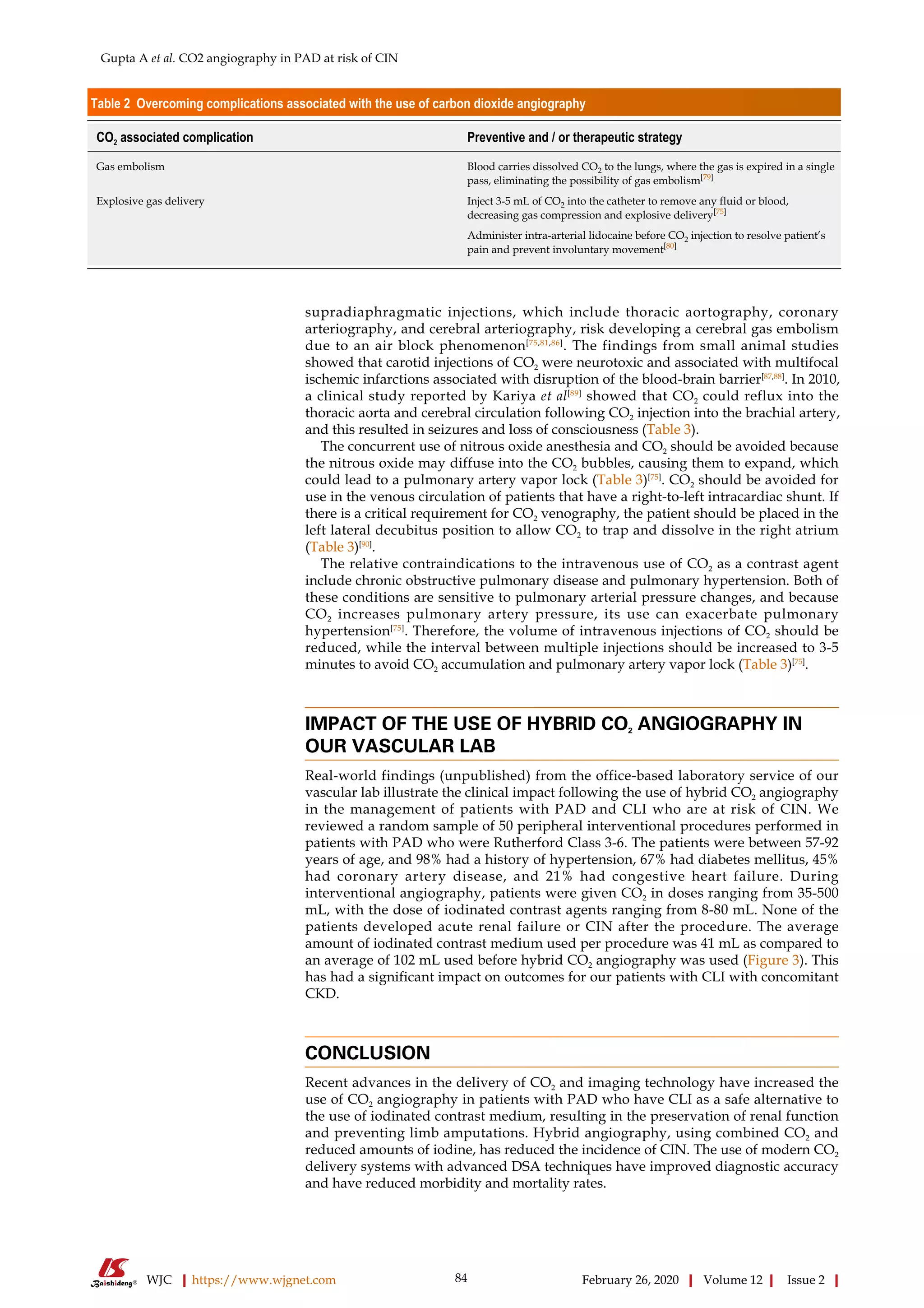 Carbon dioxide angiography | PDF