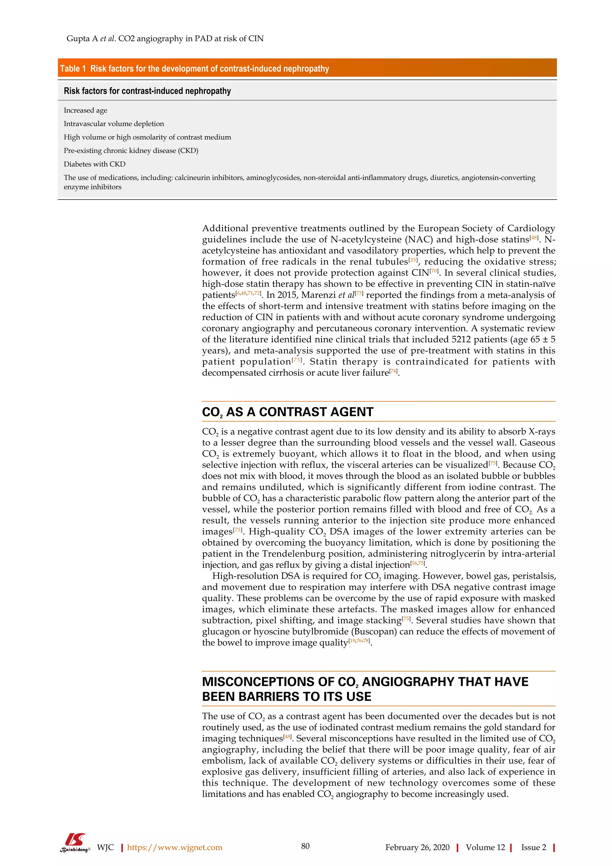 Carbon dioxide angiography | PDF