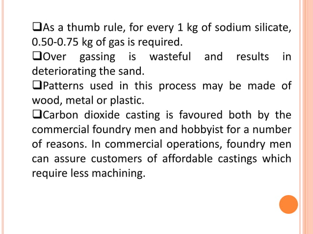 Carbon dioxide moulding process 1 | PPTX | Chemistry | Science