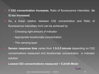 Biomedical sensor (Carbon dioxide sensor) | PPTX