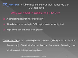 Biomedical sensor (Carbon dioxide sensor) | PPTX