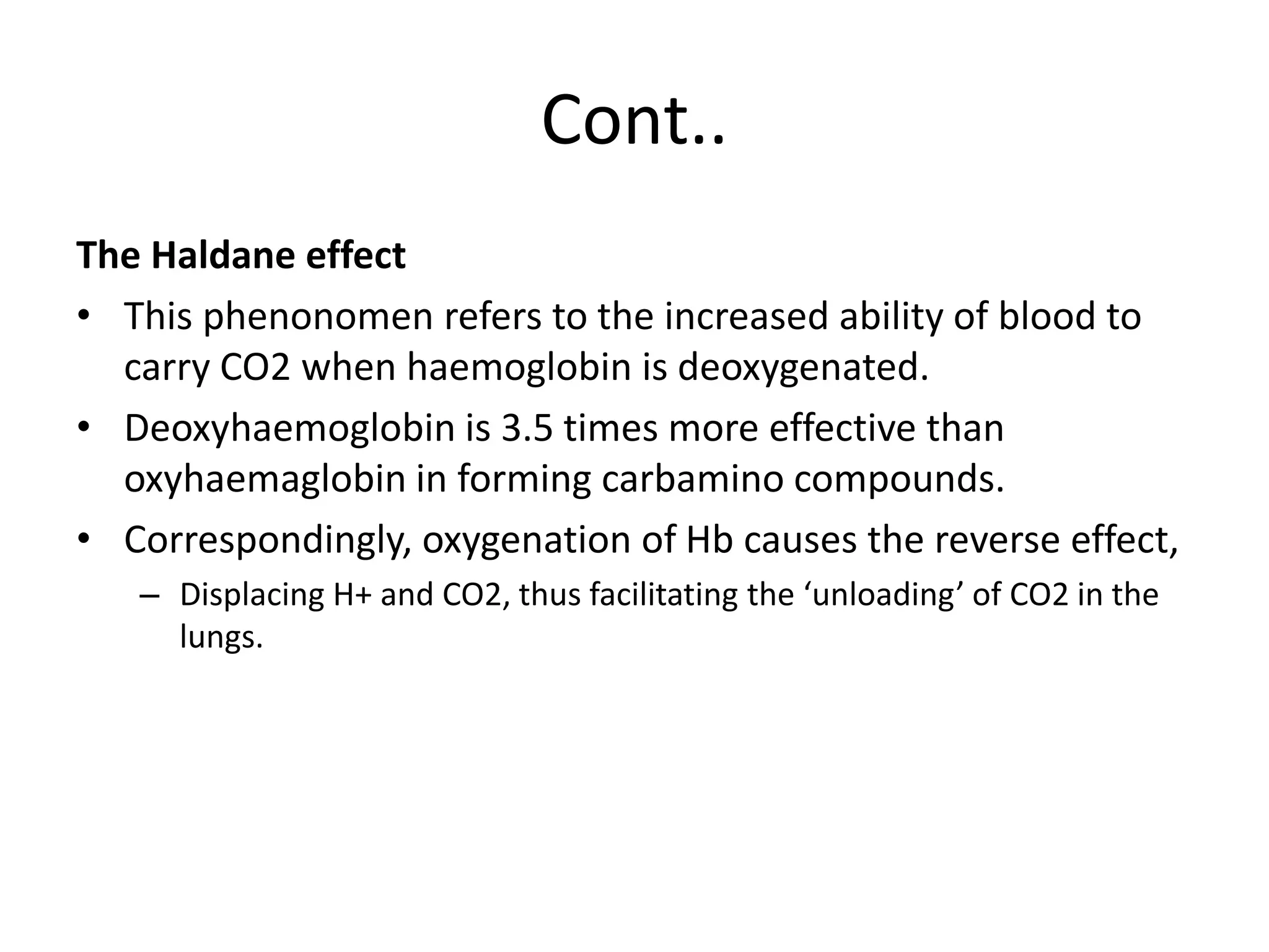 Carbon dioxide transport | PPTX