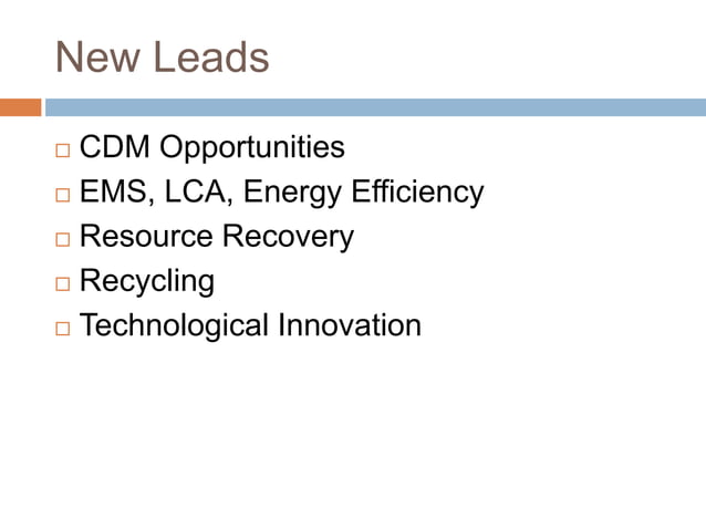 Carbon Disclosure Project | PPT