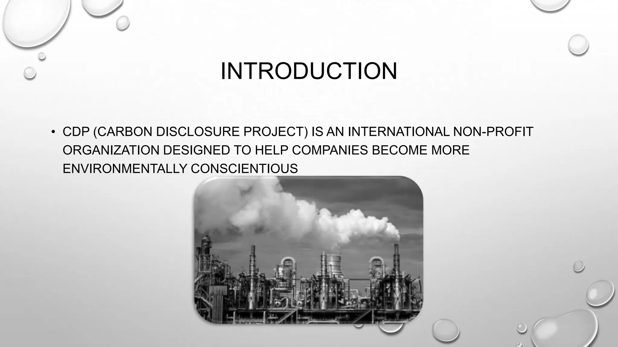 Carbone disclosure project | PPTX
