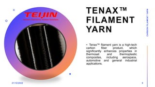Carbon Fiber and Filament Yarn.pptx