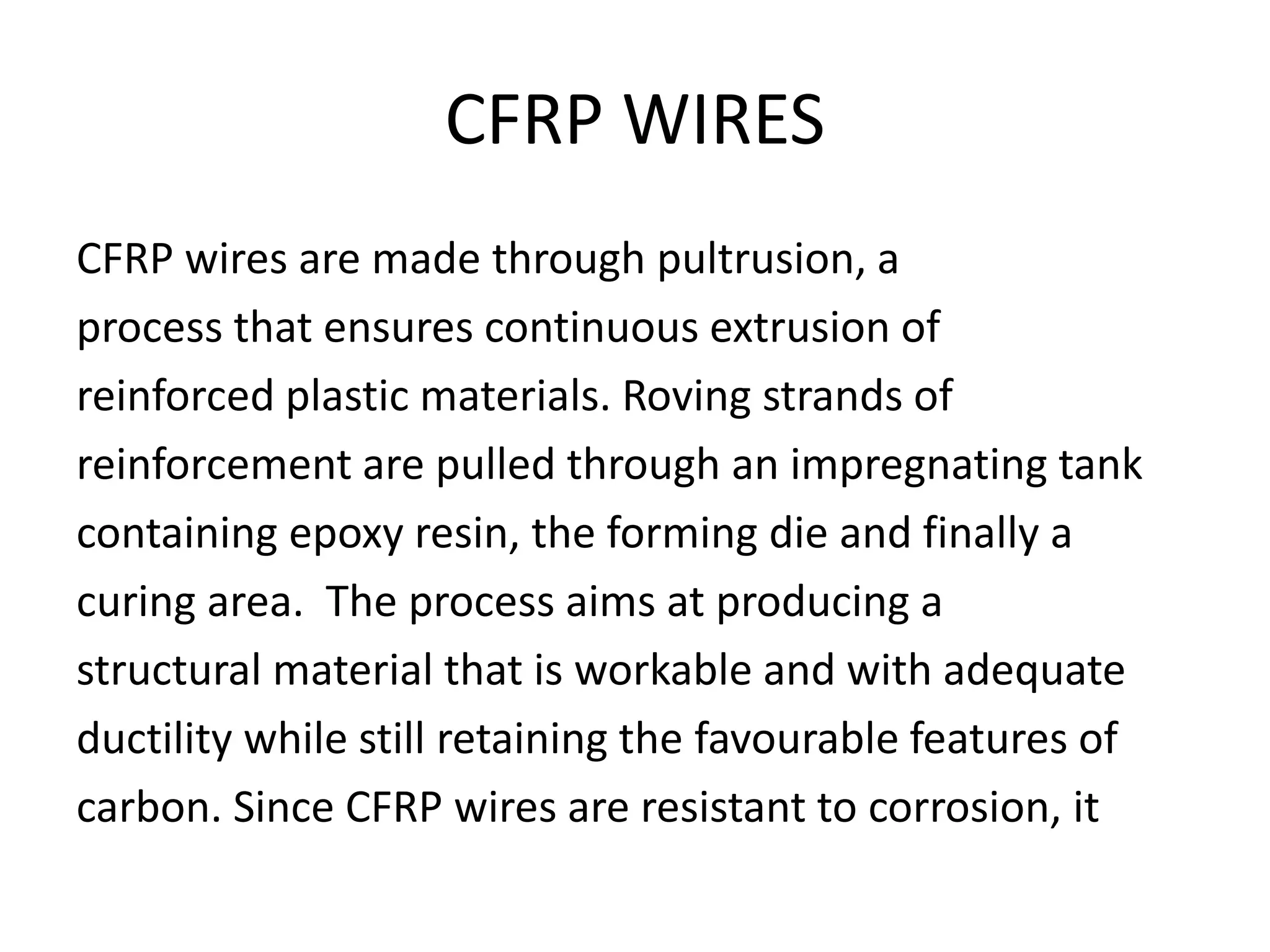 Carbon fibre reinforce polymer(cfrp) | PPTX