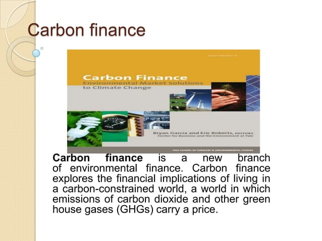 Carbon finance | PPTX