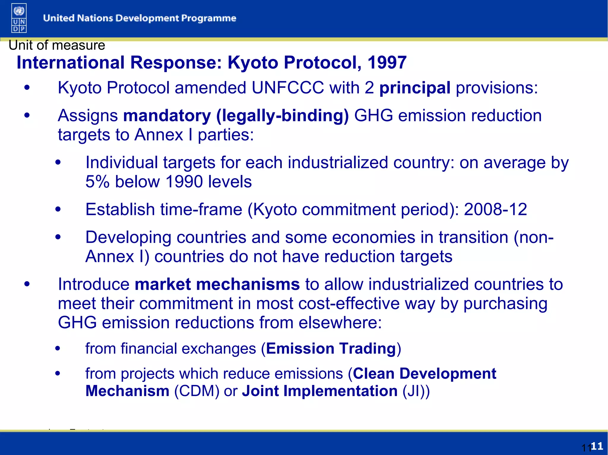 Carbon finance for beginners (Kyoto Protocol and its mechanisms ...