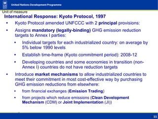 Carbon finance for beginners (Kyoto Protocol and its mechanisms ...