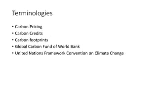 Carbon financing | PPTX