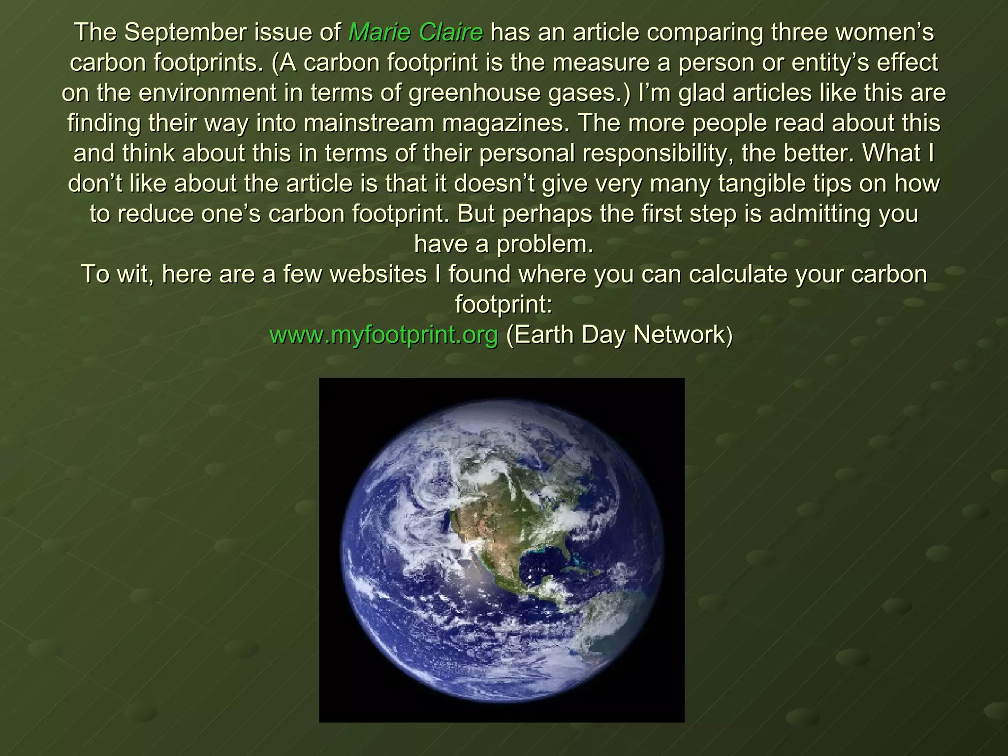 carbonfootprint | PPS