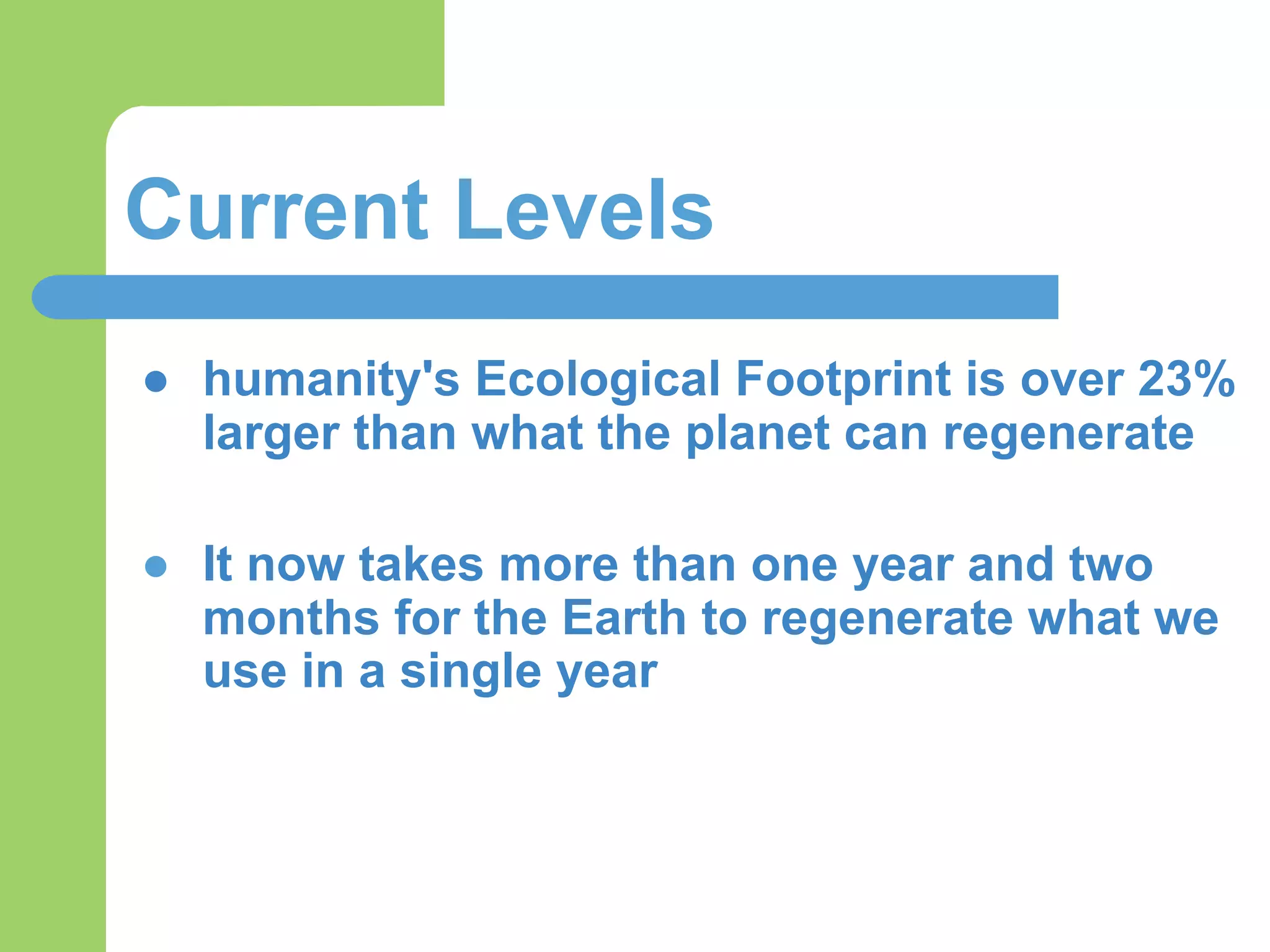Carbon footprint ecological_footprint_revised | PPT