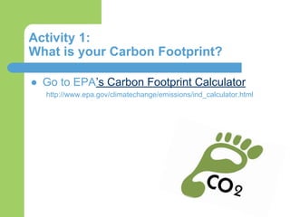 Carbon footprint ecological_footprint_revised | PPT
