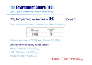 Carbon Footprinting your site | PDF