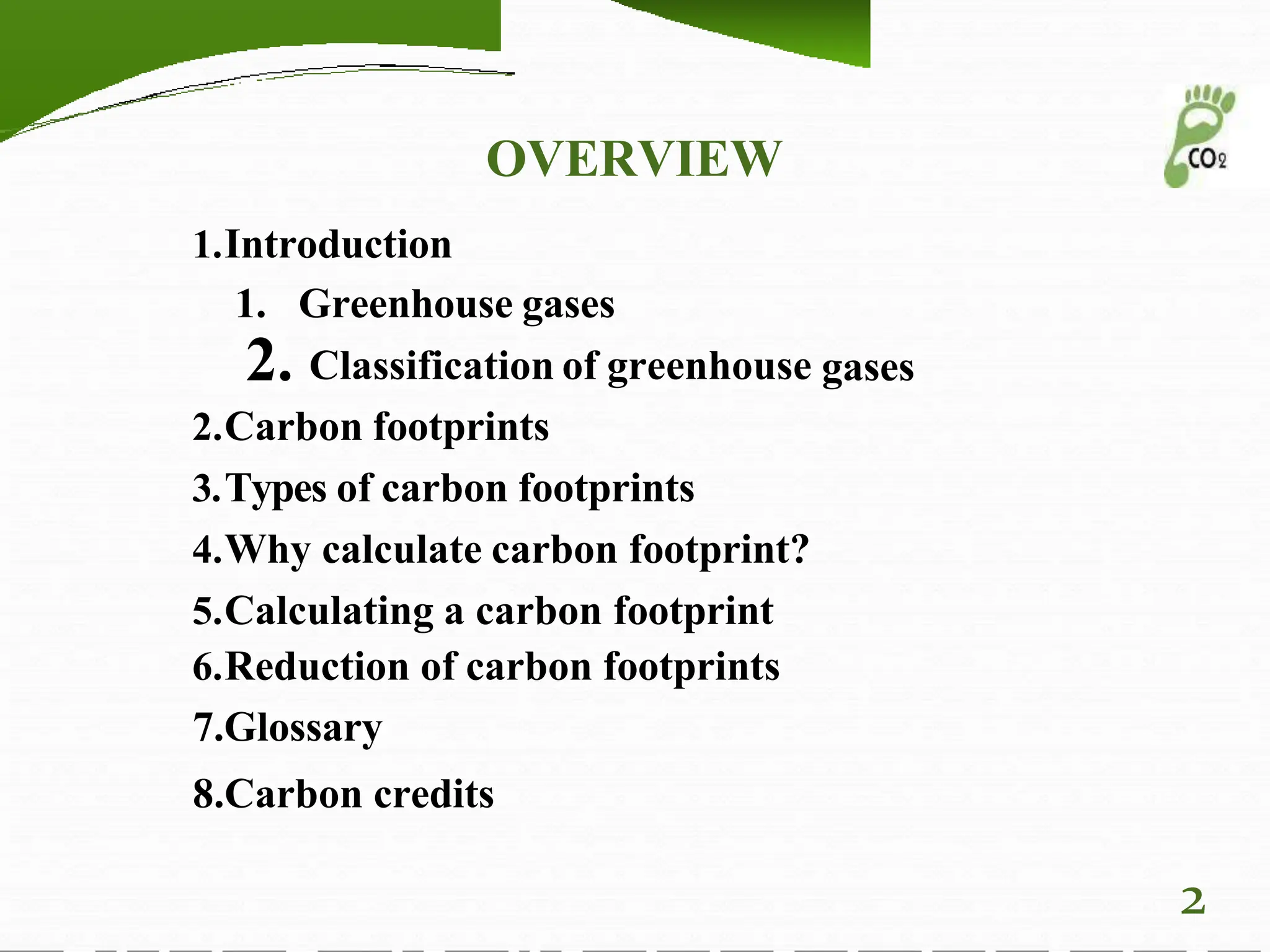 Carbon Footprints related to environment | PPTX