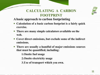Carbon Footprints related to environment | PPTX