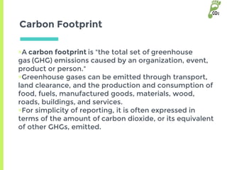 Carbon Footprint | PPTX