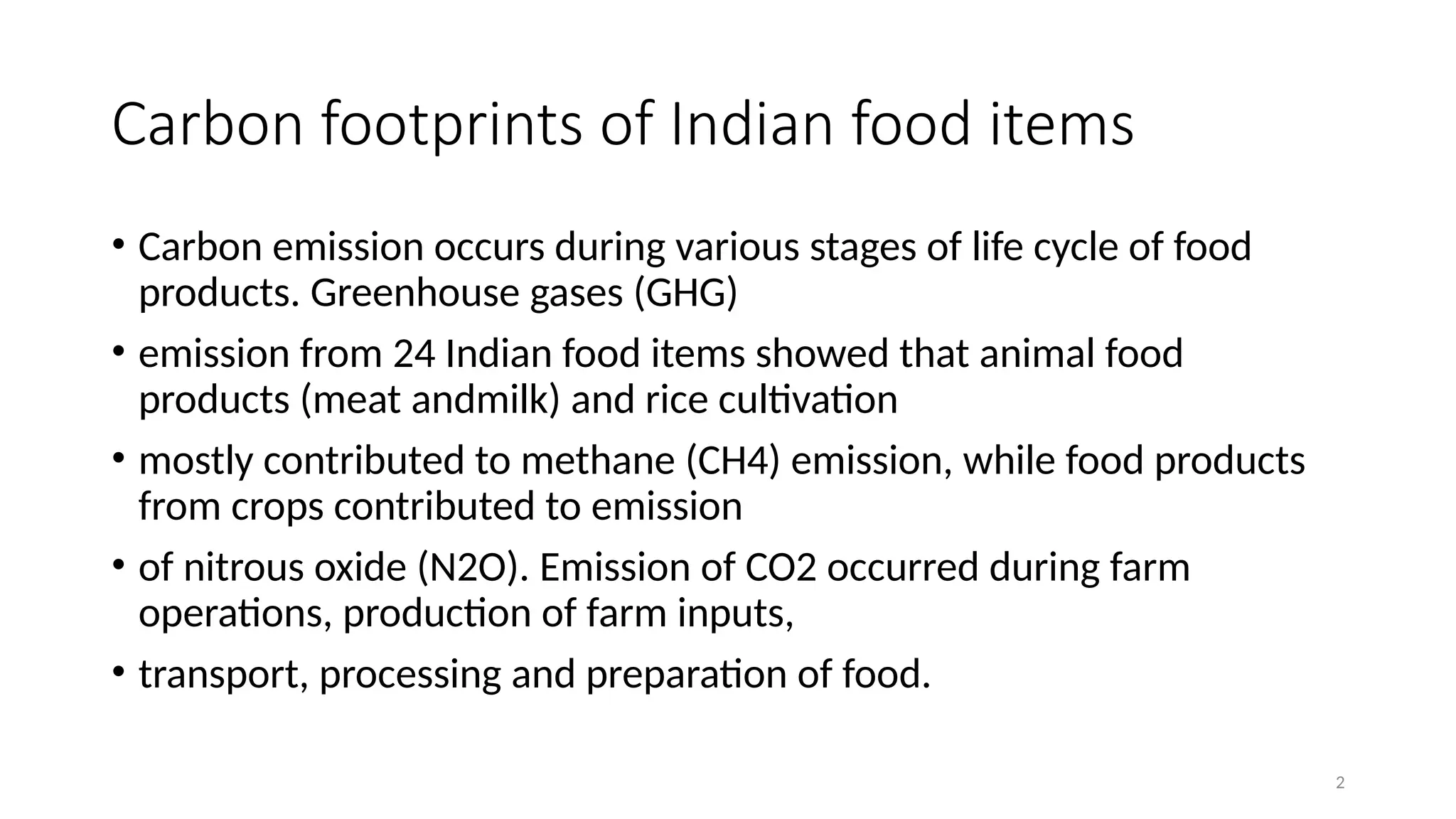 Carbon footprints of Indian food items.pptx