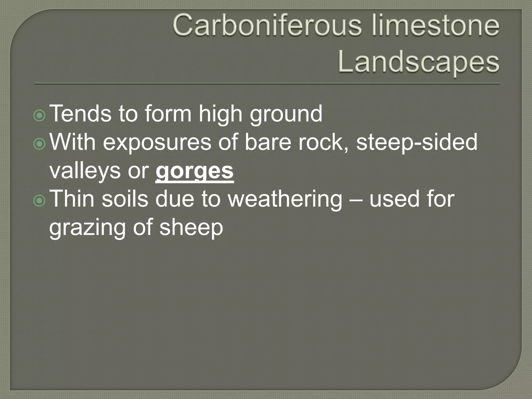 Carboniferous limestone | PPTX