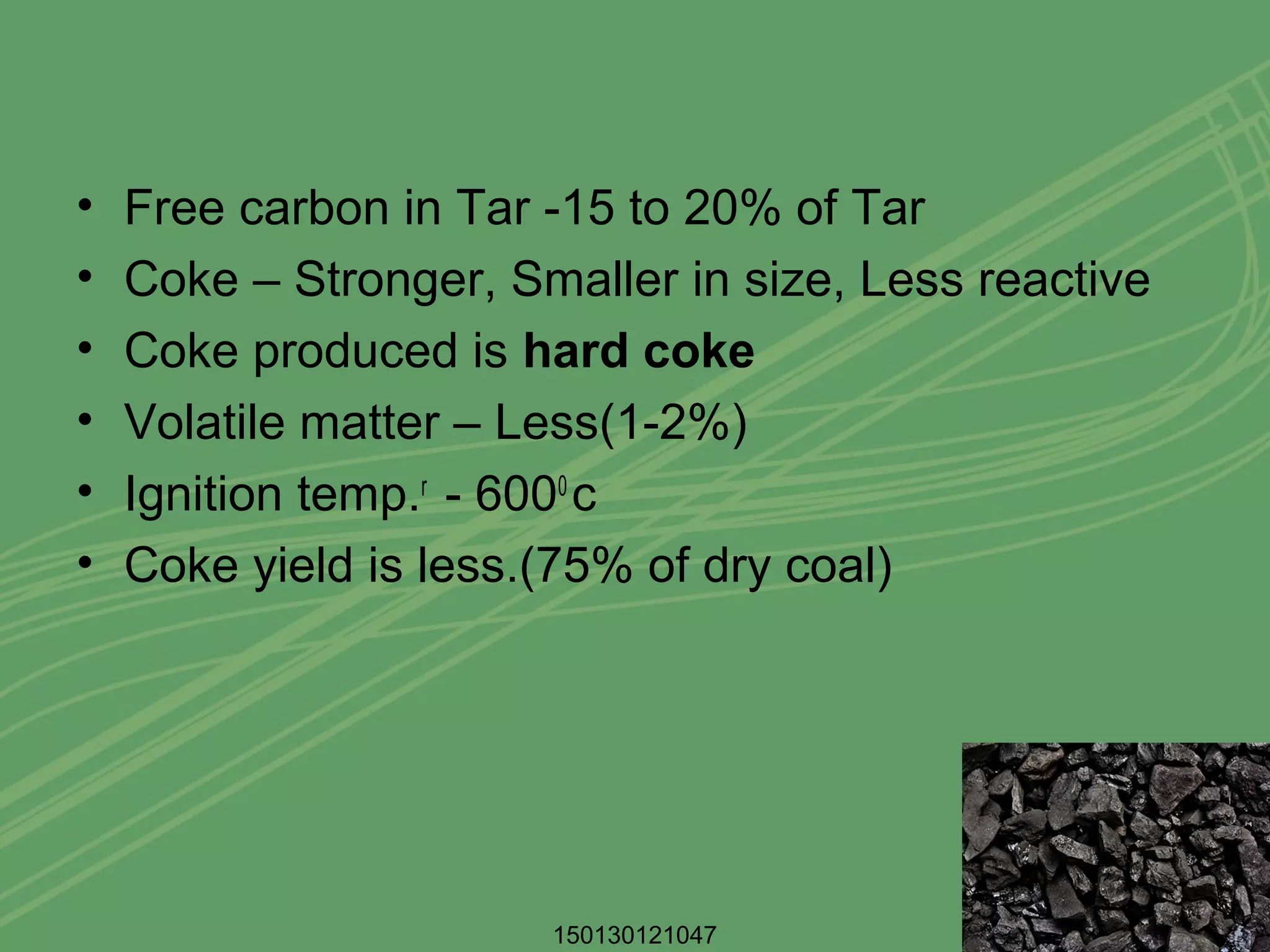 Carbonisation of coal | PPT