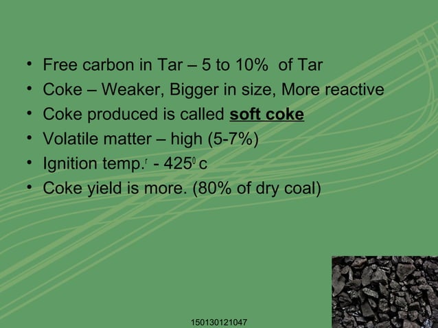 Carbonisation of coal | PPT